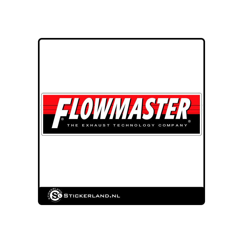 Flowmaster Oldskool retrosticker