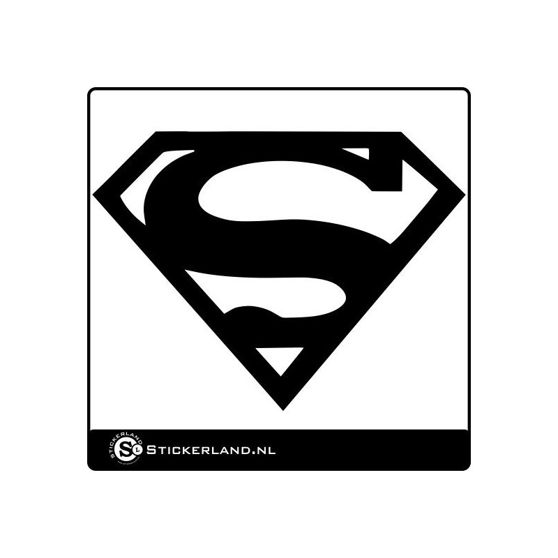Superman Logo sticker (45x35 cm)