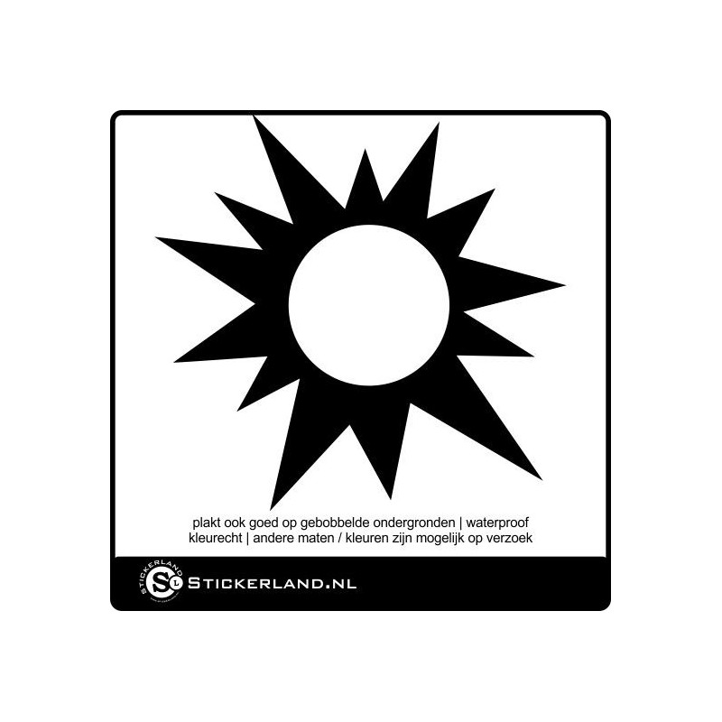 Zon sticker