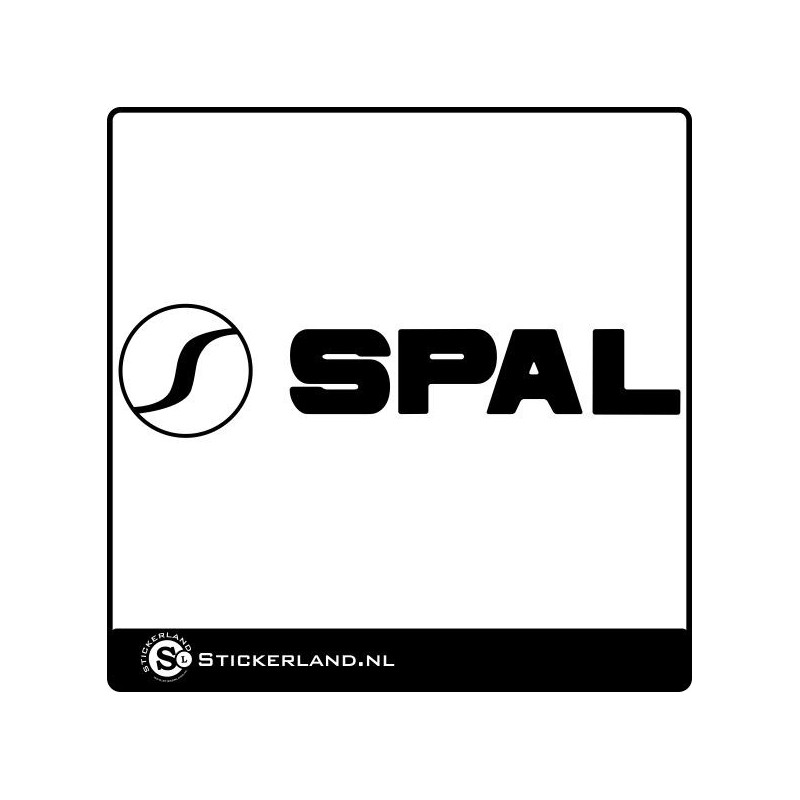 Spal logo sticker
