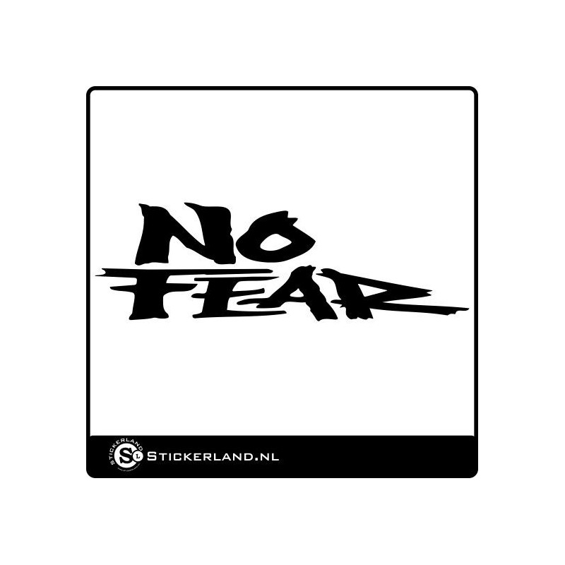 No Fear sticker (45x15 cm)