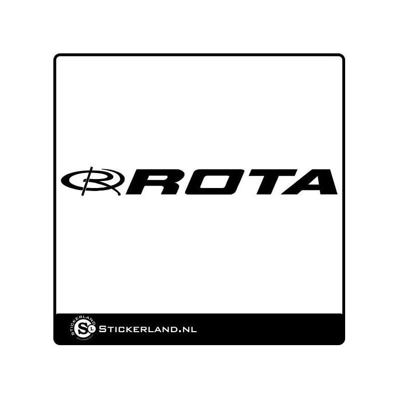 Rota Wheels logo sticker