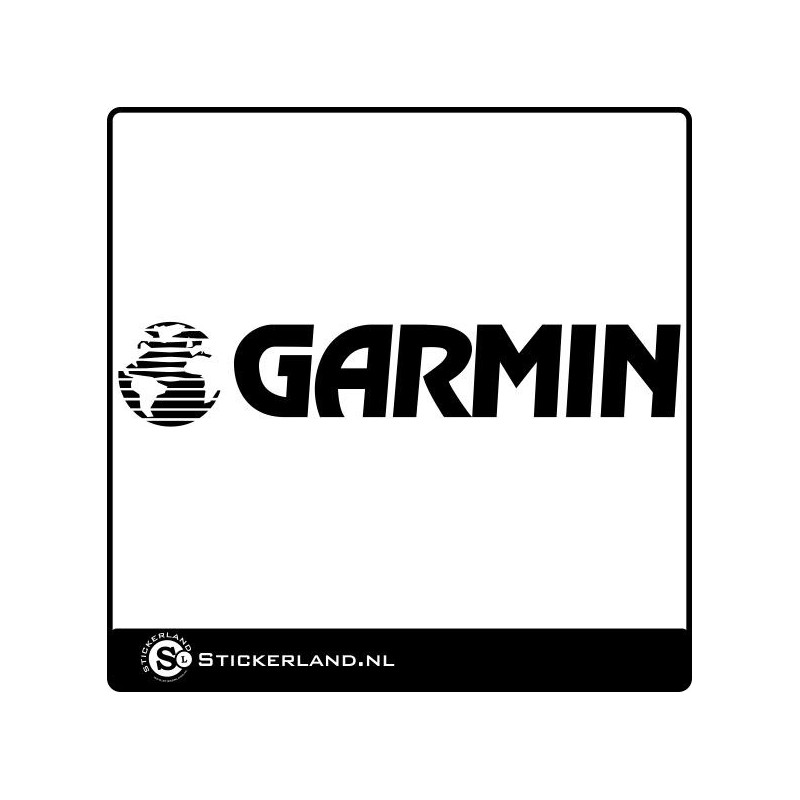 Garmin logo sticker