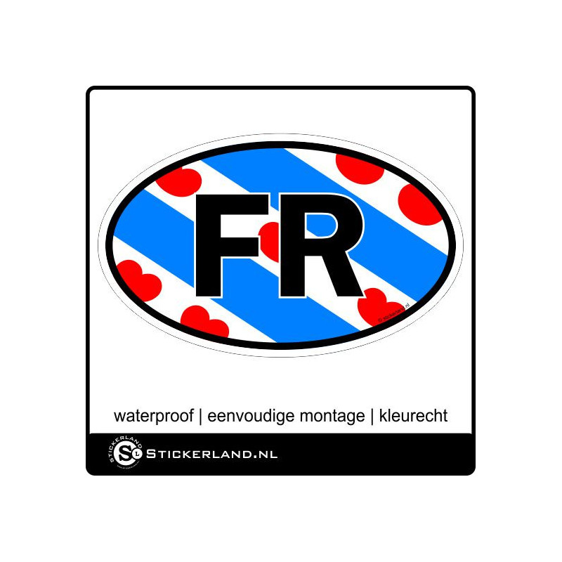 Provinciesticker Friesland