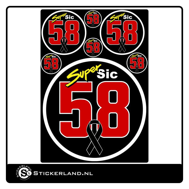 Stickerkit Super Sic (29x21cm)