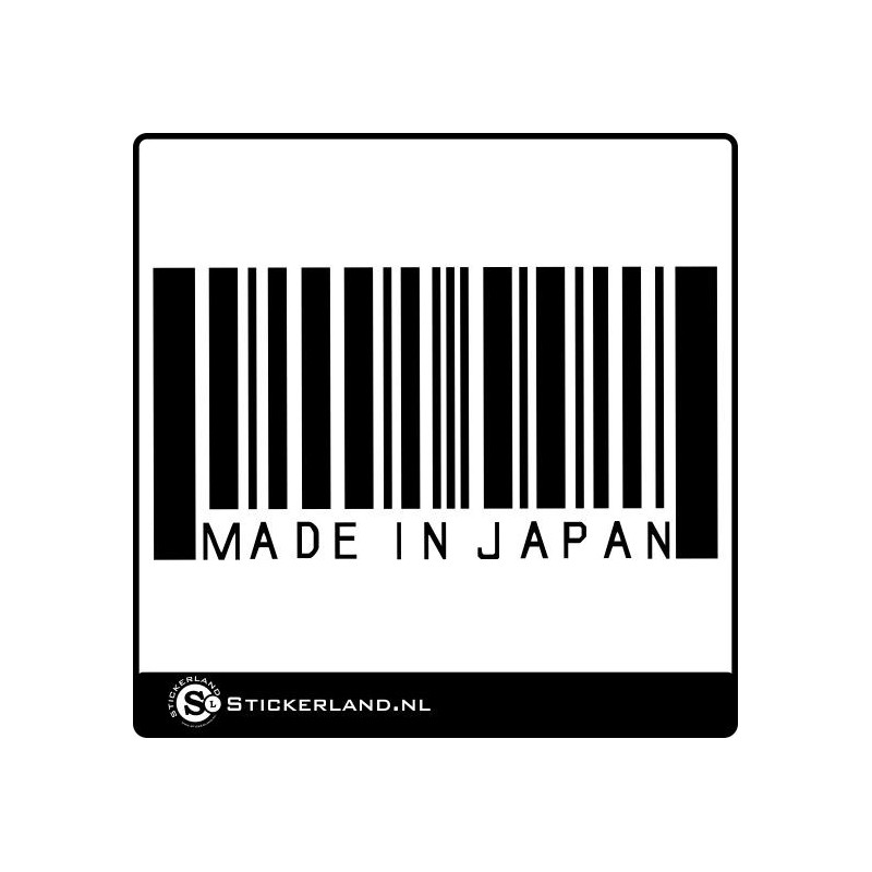 Made in Japan sticker