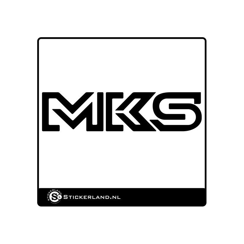 MKS fietssticker