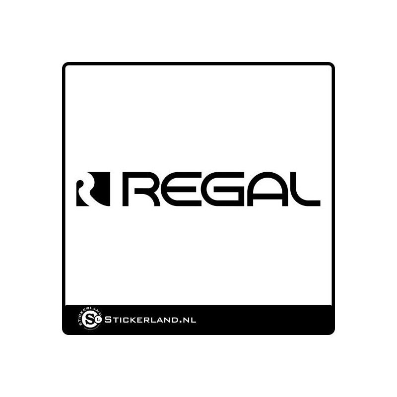Regal sticker