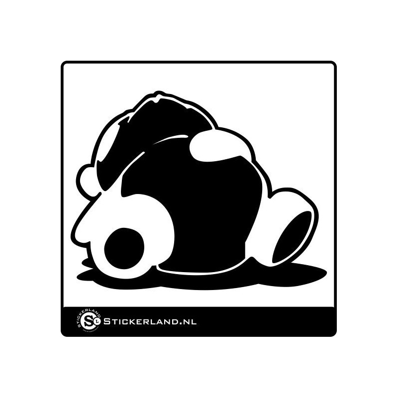Sleepy Panda sticker