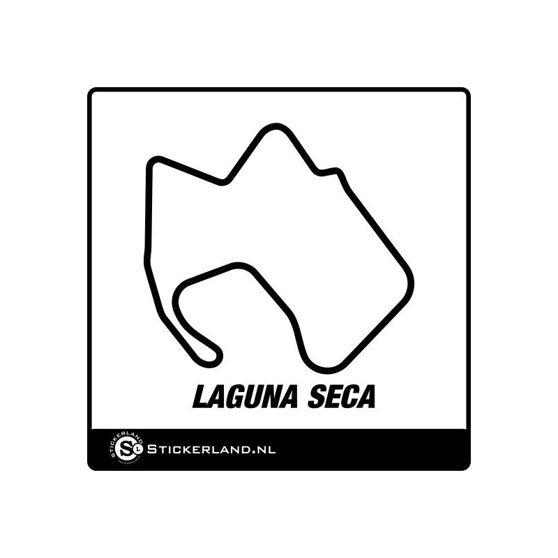 Circuit sticker Laguna Seca