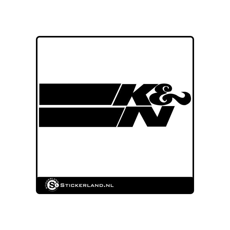 K&N logo sticker