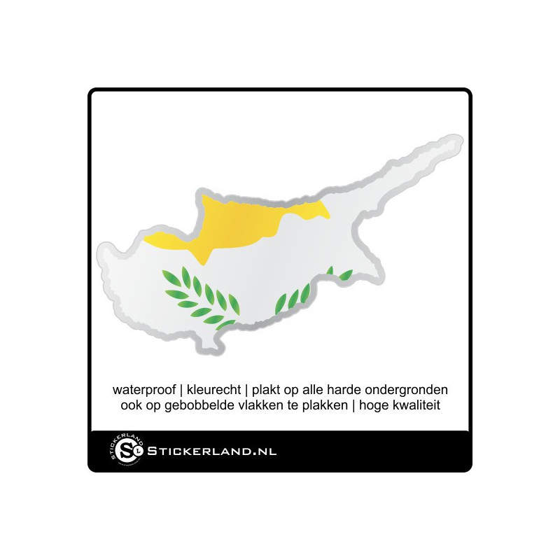 Landen sticker Cyprus