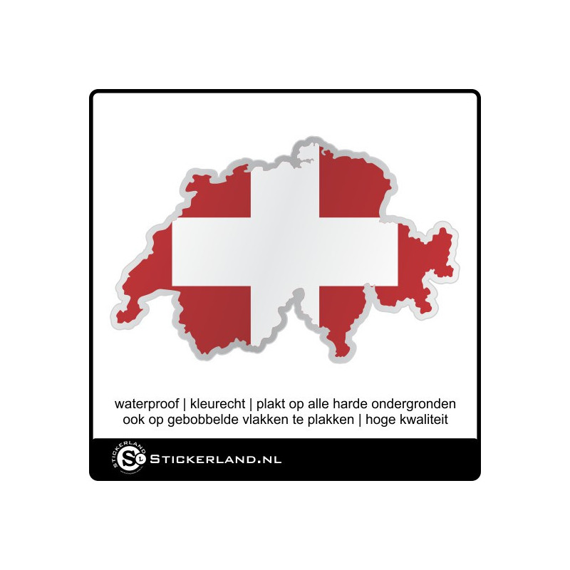 Landen sticker Zwitserland