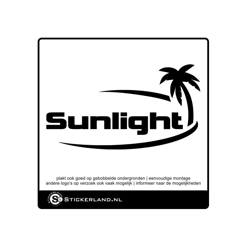 Sunlight caravan en camper sticker