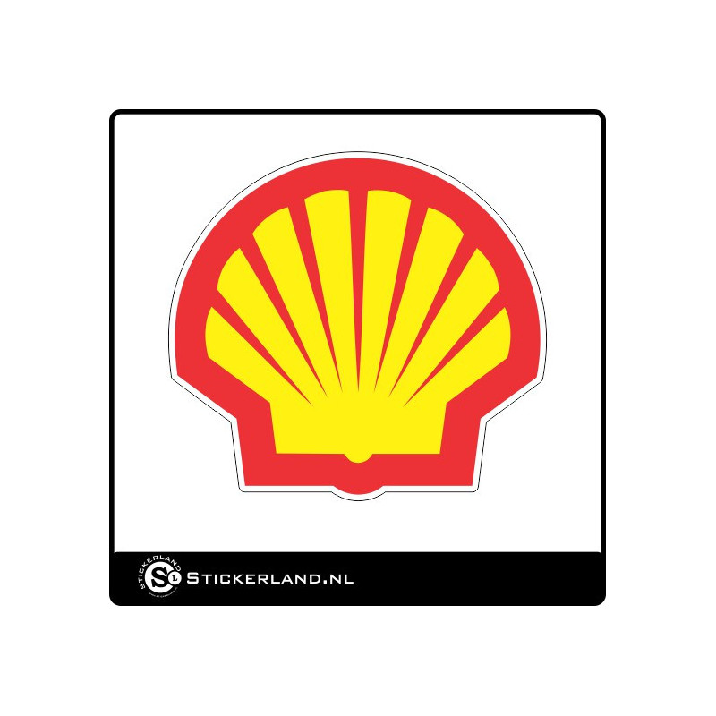 Shell Oldskool retrosticker