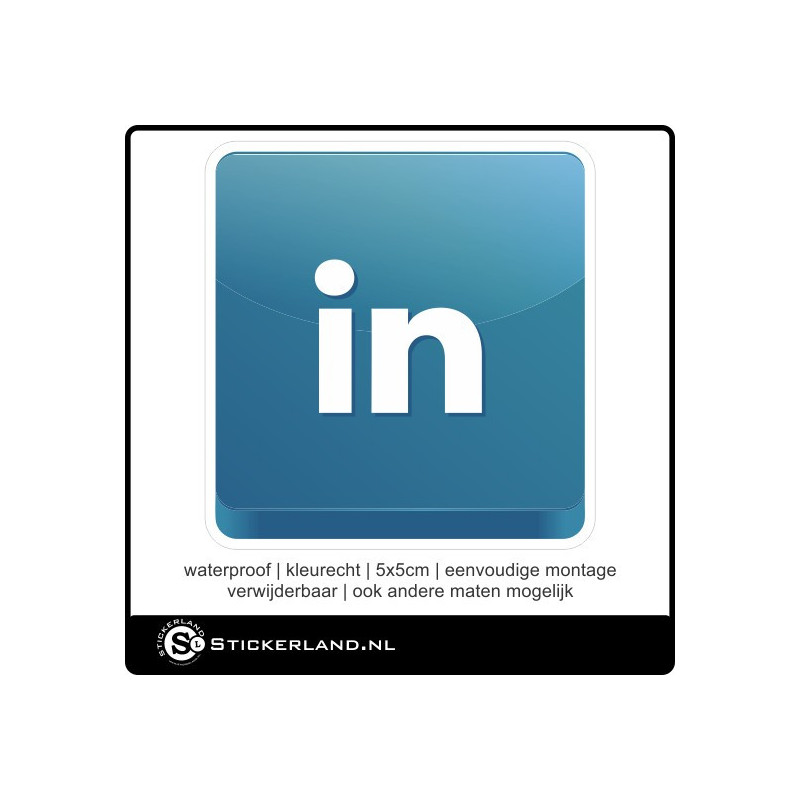Social Media LinkedIn sticker (5x5cm)