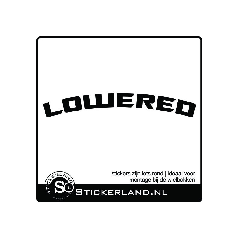Lowered wielbak sticker 02