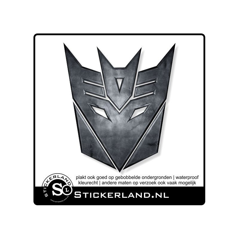 Transformers Decepticon Fullcolor sticker 02