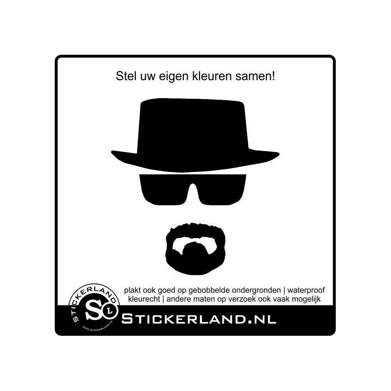 Breaking Bad Heisenberg sticker