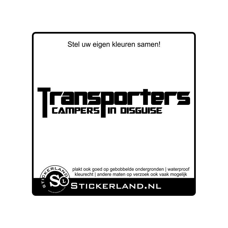 Transporters caravan en camper sticker