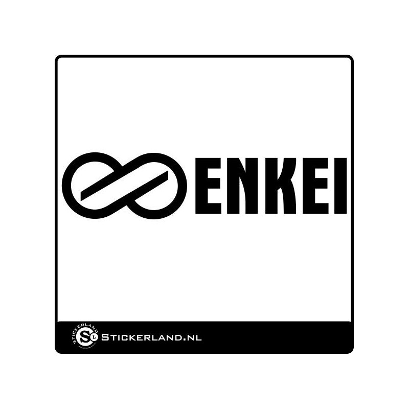 Enkei logo sticker