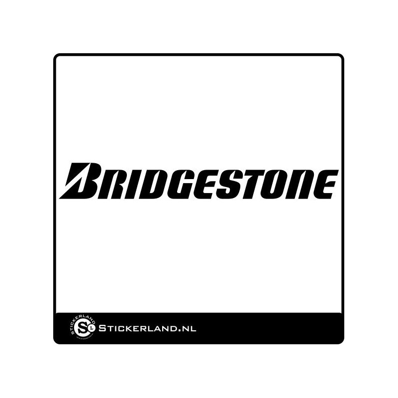 Bridgestone logo sticker