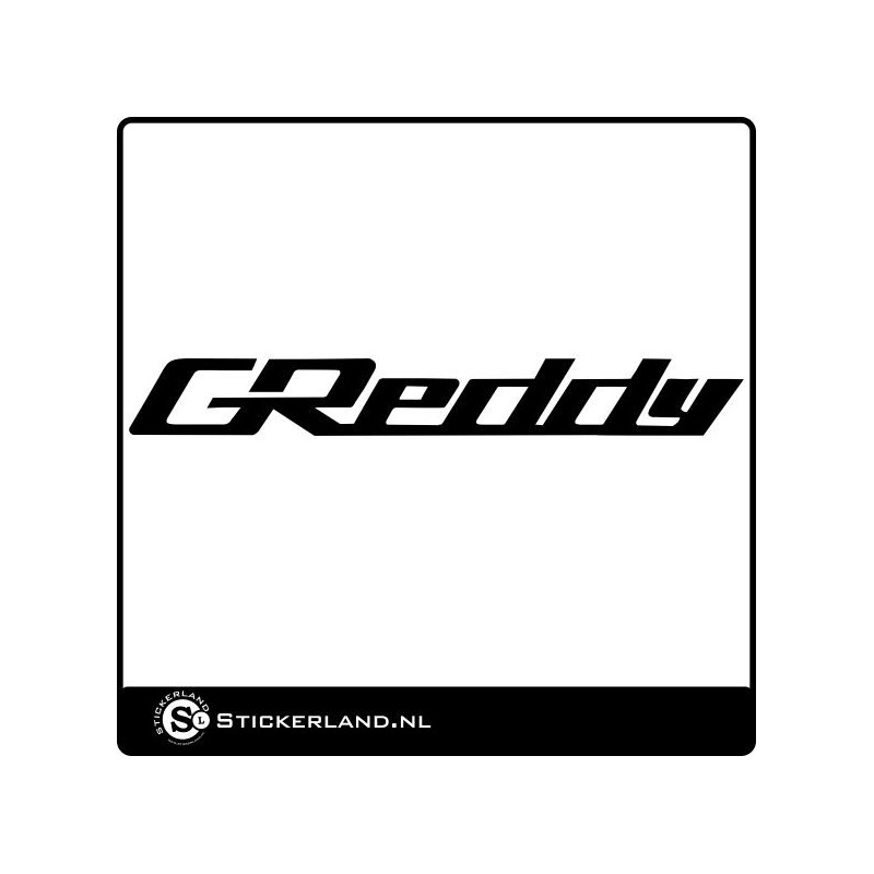Greddy logo sticker