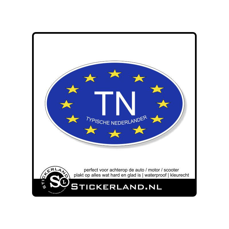 Typische Nederlander sticker