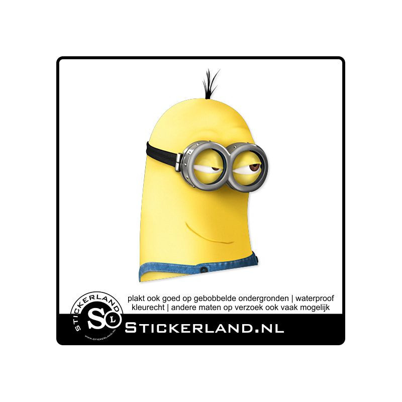 Peeking Minion 01 fullcolor sticker