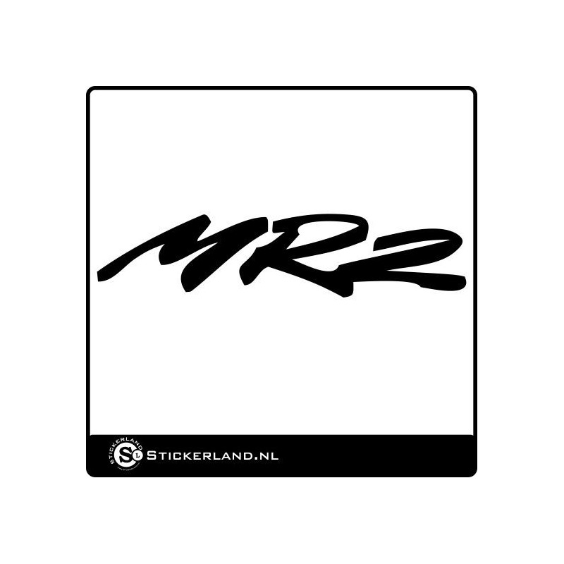 MR2 Schrift logo sticker