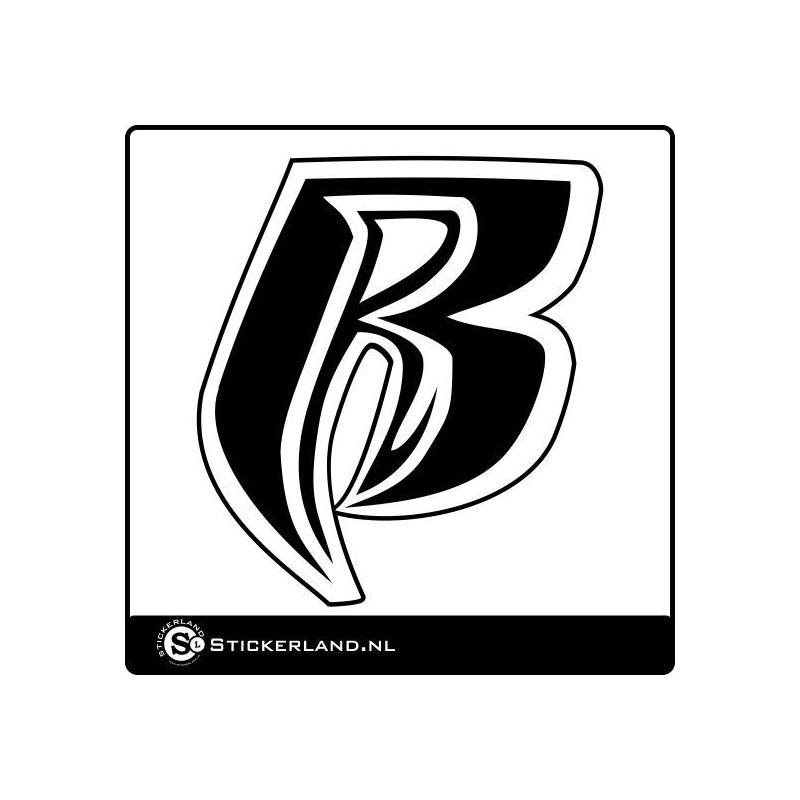 Ruff Riders logo sticker