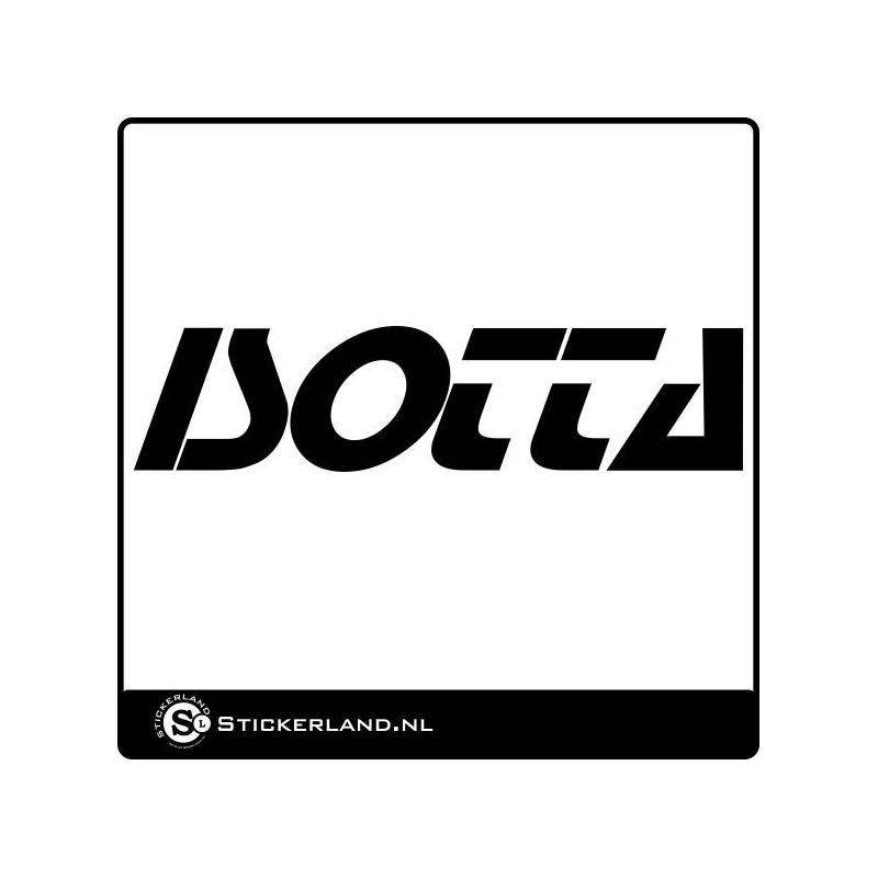 Isotta logo sticker
