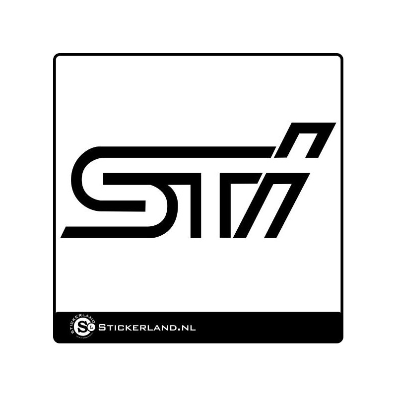 Subaru STI logo sticker