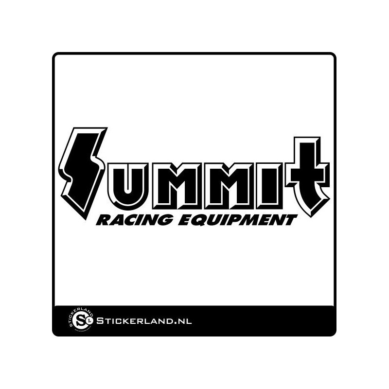 Summit Racing logo sticker
