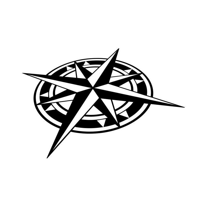 Koop deze unieke kompas sticker