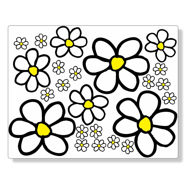 Bloemen stickerset fullcolor groot 05