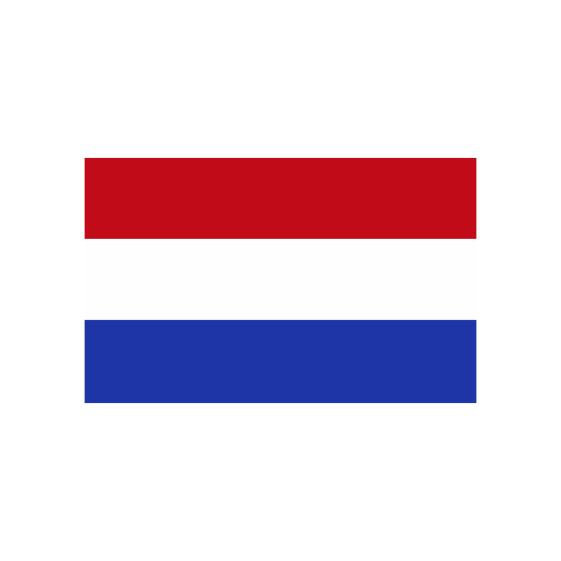 Sticker vlag van Nederland (4x2.5cm)