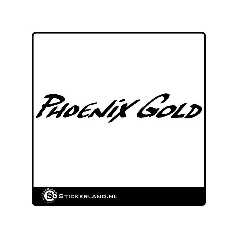 Phoenix Gold Audio logo sticker