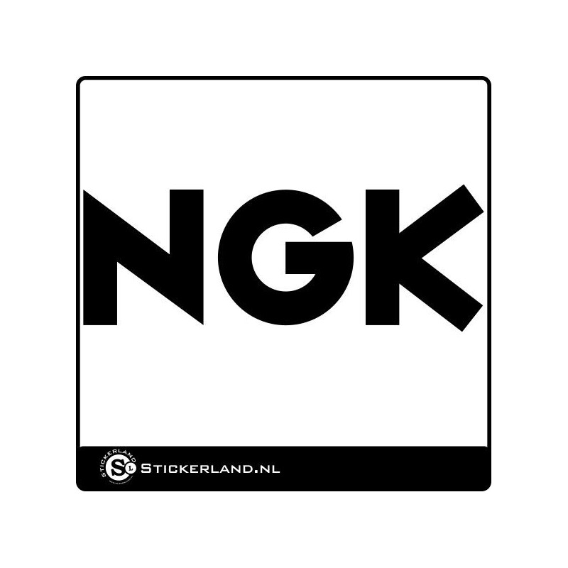 NGK logo sticker