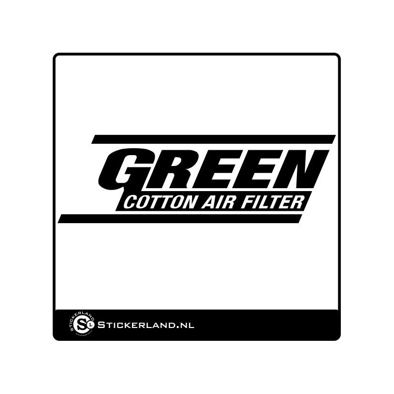 Green Filters logo sticker