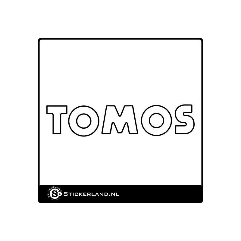 Tomos logo sticker 02