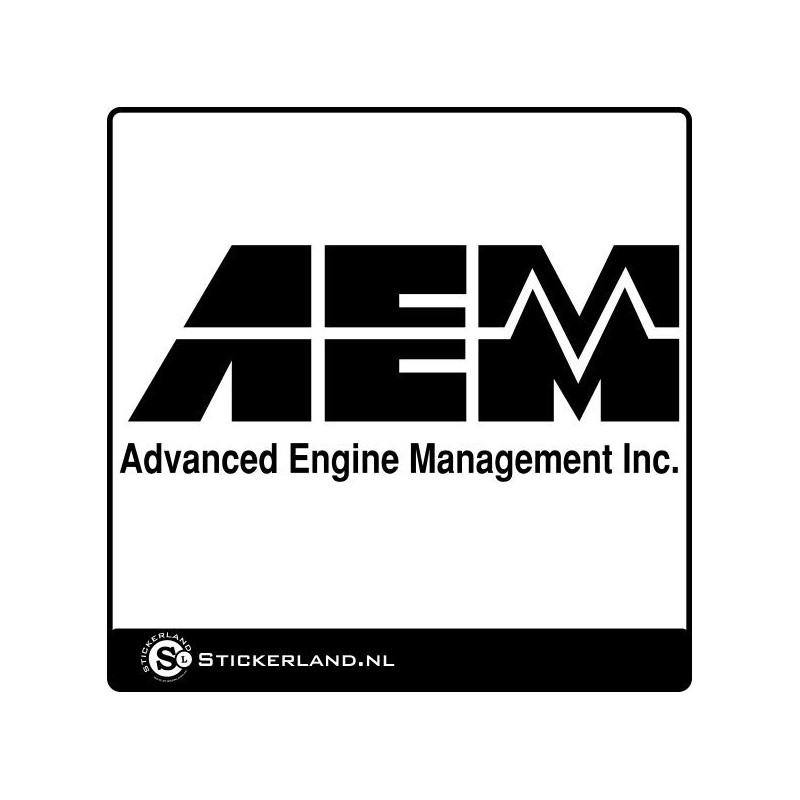 AEM logo sticker