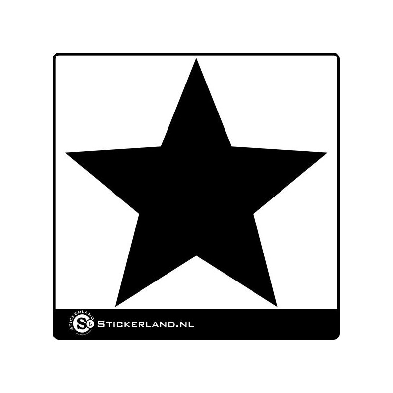 Ster sticker
