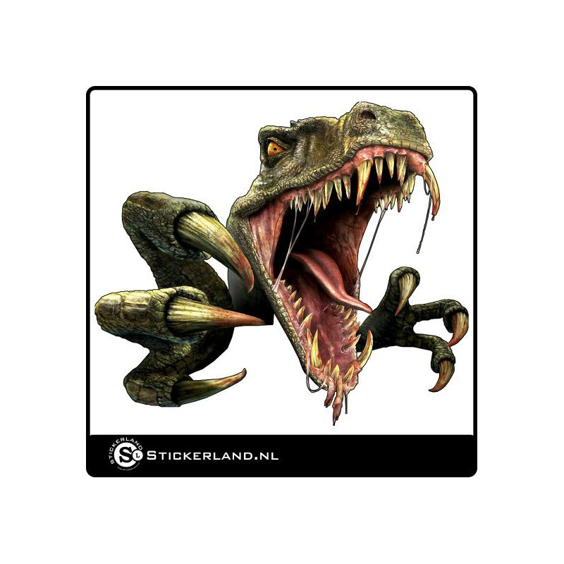 Raptor Fullcolor sticker (ca.65x56cm)
