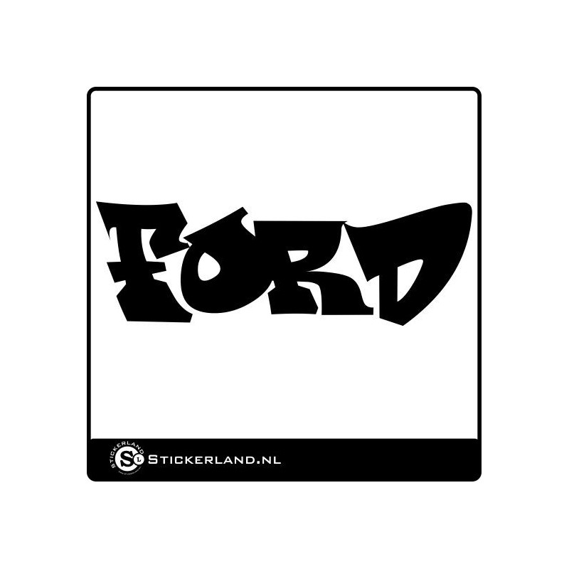 Ford grafittistijl tekst