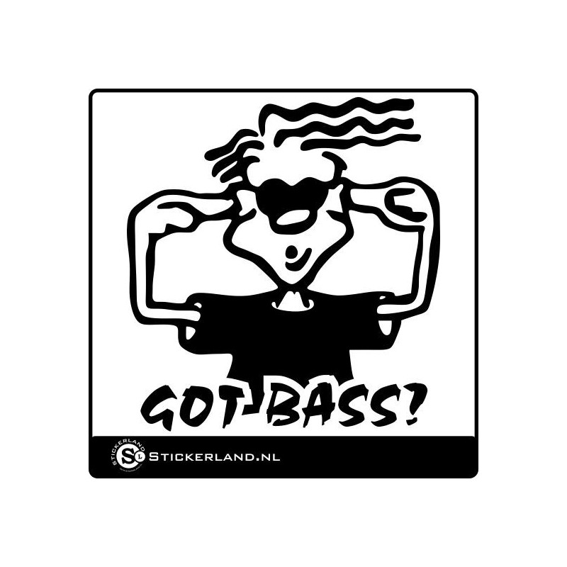 Got Bass sticker