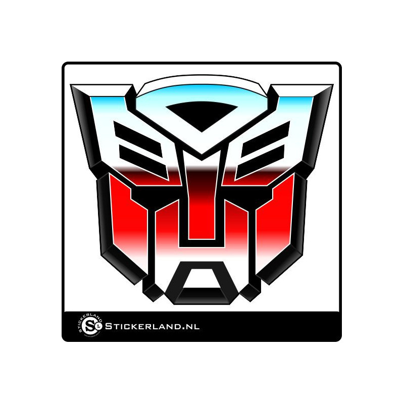 Transformers Autobot Fullcolor sticker 01