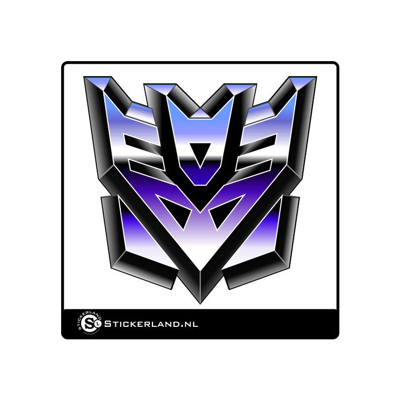 Transformers Decepticon Fullcolor sticker 01