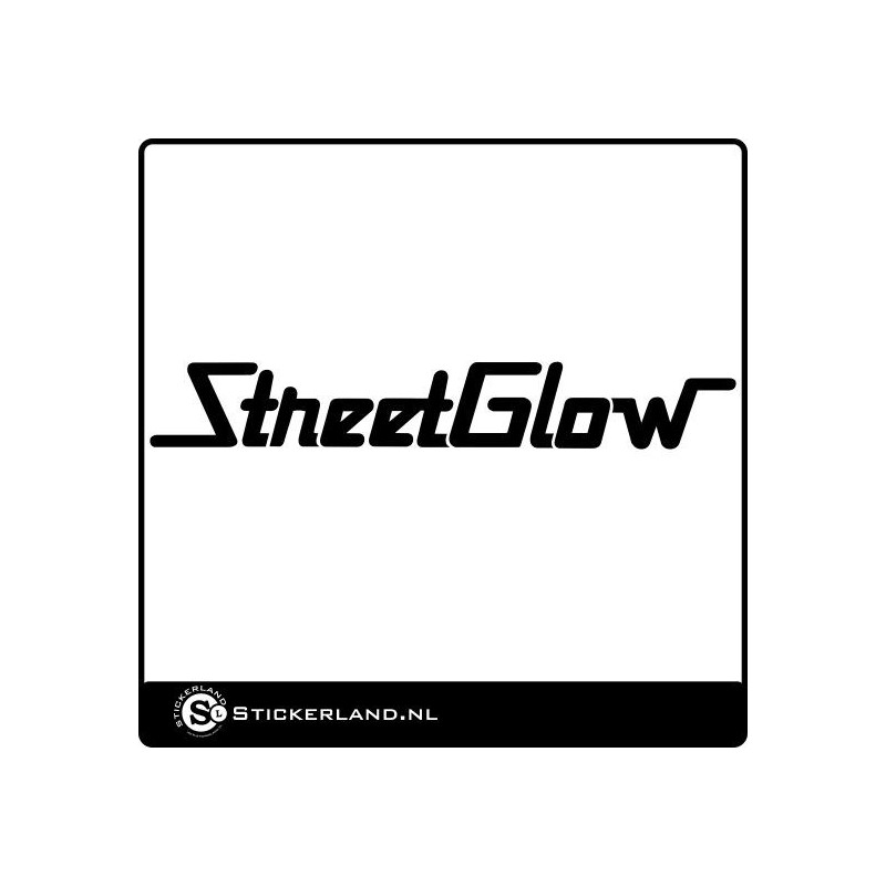 Streetglow logo sticker